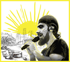 Singer Sketch Vector Images (over 1,100)