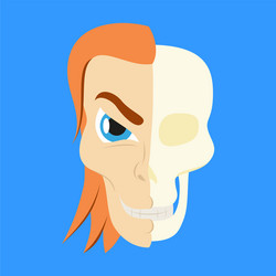 Skeleton Superhero Comic Vector Images (33)