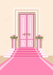 Door to a fairy tale Royalty Free Vector Image