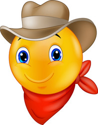 Cowboy Smiley Vector Images (56)