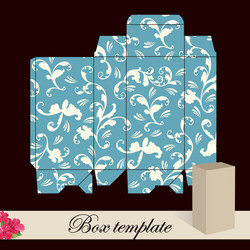 Gift box template Royalty Free Vector Image - VectorStock