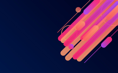 Rounded lines edge background creative lines Vector Image