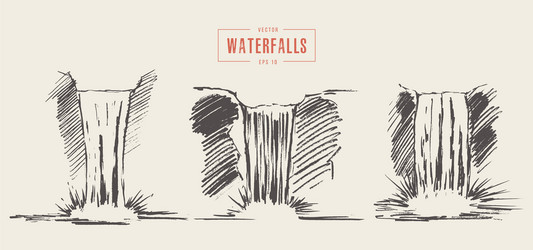 Waterfall Sketch Vector Images (over 270)