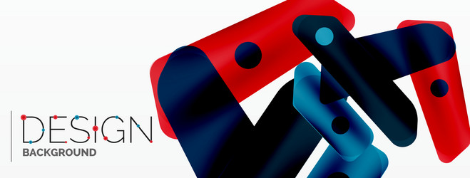 Tech minimal geometric wallpaper creative Vector Image