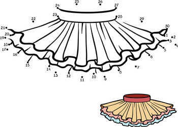 Numbers game education for children dress Vector Image
