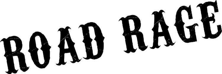 Road rage rubber stamp Royalty Free Vector Image