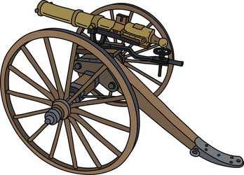 Vintage machine gun Royalty Free Vector Image - VectorStock