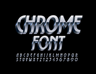 Silver Font Chrome Vector Images (over 3,300)