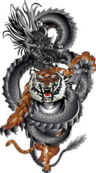 Tiger Dragon Vector Images (over 1,600)