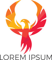 Mythical Phoenix Logo - Esports & Mascot Vector Image