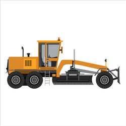 Motor grader icon Royalty Free Vector Image - VectorStock
