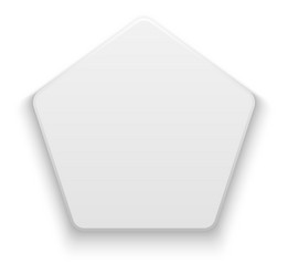 3d pentagon Royalty Free Vector Image - VectorStock