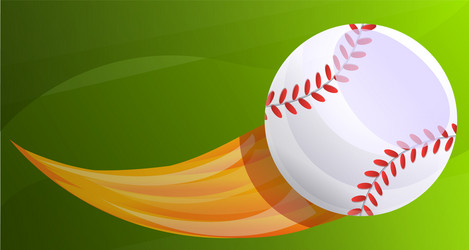 Flying Baseball Clipart