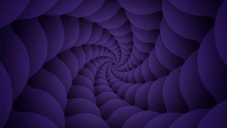A realistic background with hypnotic spiral Vector Image