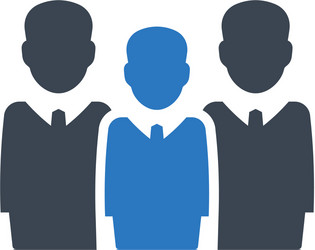 Business team icon Royalty Free Vector Image - VectorStock