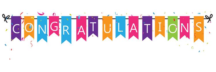 Congratulations Banner Clip Art