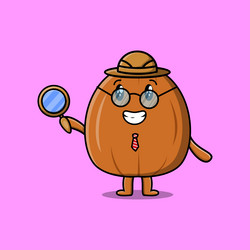 Detective Beans Cartoon Vector Images (99)