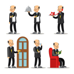 Butler Royalty Free Vector Image - VectorStock