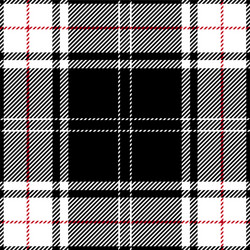 Red black and white tartan plaid seamless pattern Vector Image