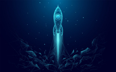 Neon Spaceship Vector Images (over 2,500)