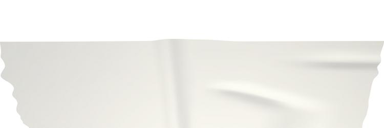 Realistic white adhesive tape featuring ripped Vector Image