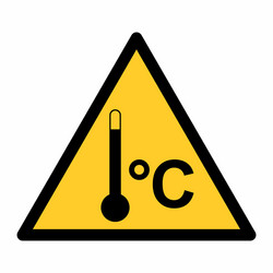 High Temperature Warning Sign Vector Images (over 250)