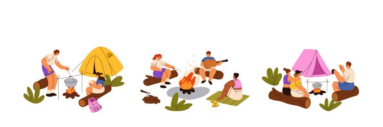 Camping Man Vector Images (over 19,000)
