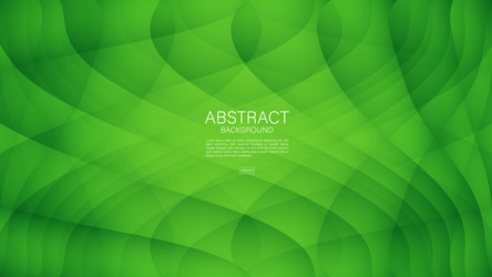 Green wave abstract background wave pattern Vector Image