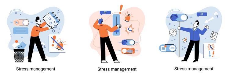 Self-management self regulation learning self Vector Image