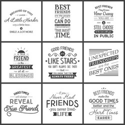 Friendship Quotes Vector Images (over 6,300)