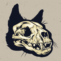 Logo Cat Skull Vector Images (over 840)