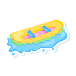 Unicorn boat Royalty Free Vector Image - VectorStock