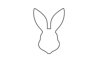 Bunny Outline Vector Images (over 14,000)