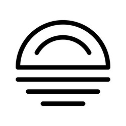 Sun Rise Icon Vector Images (over 8,300)