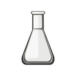 Research laboratory glassware cartoon Royalty Free Vector