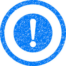 Problem rounded icon rubber stamp Royalty Free Vector Image