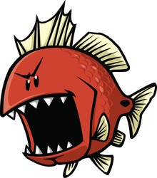 Cartoon fish Royalty Free Vector Image - VectorStock