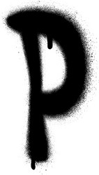 P In Graffiti