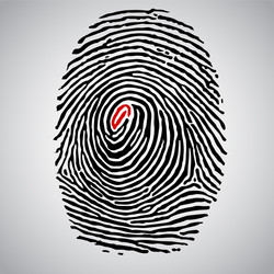 Fibonacci Spiral Fingerprint