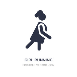 Female Stick Figure Running