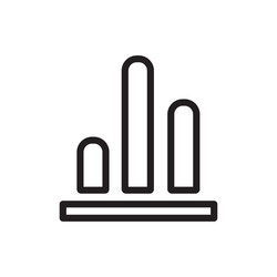 Increase icon graph sign Royalty Free Vector Image