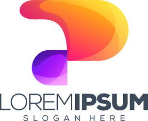 Letter o logo design Royalty Free Vector Image