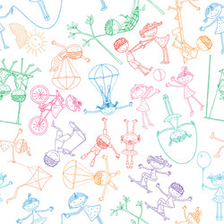 Children Playing Outline Vector Images (over 17,000)