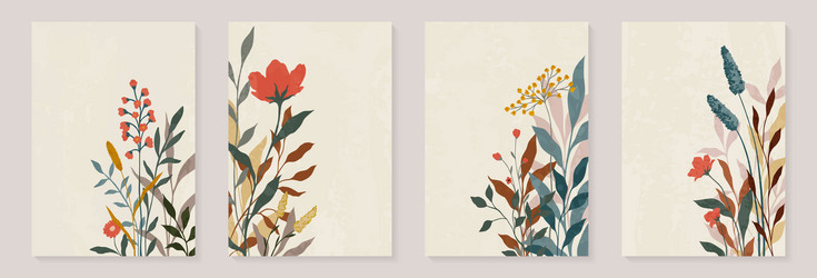 Creative minimalist abstract art background Vector Image