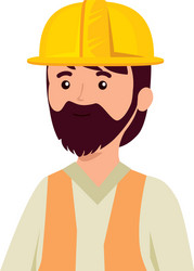 Professional mechanic worker avatar character Vector Image