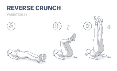 Reverse Crunches Vector Images (32)