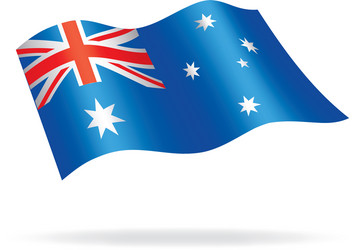 Australian Flag Waving Vector Images (over 710)