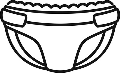 Baby Diaper Outline