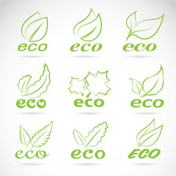 Eco logo Royalty Free Vector Image - VectorStock
