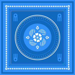 Lurji supra georgian traditional ornaments Vector Image